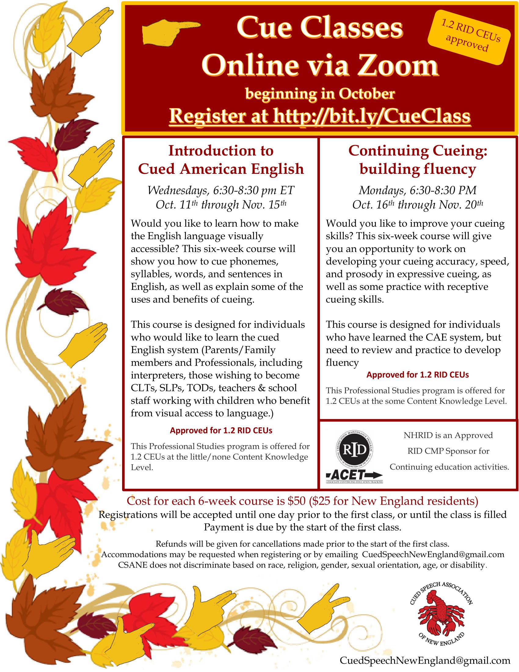 Find an Event - National Cued Speech Association